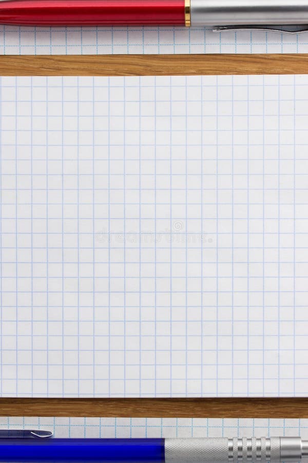 Checked note book paper stock photo. Image of back, grid - 35448030