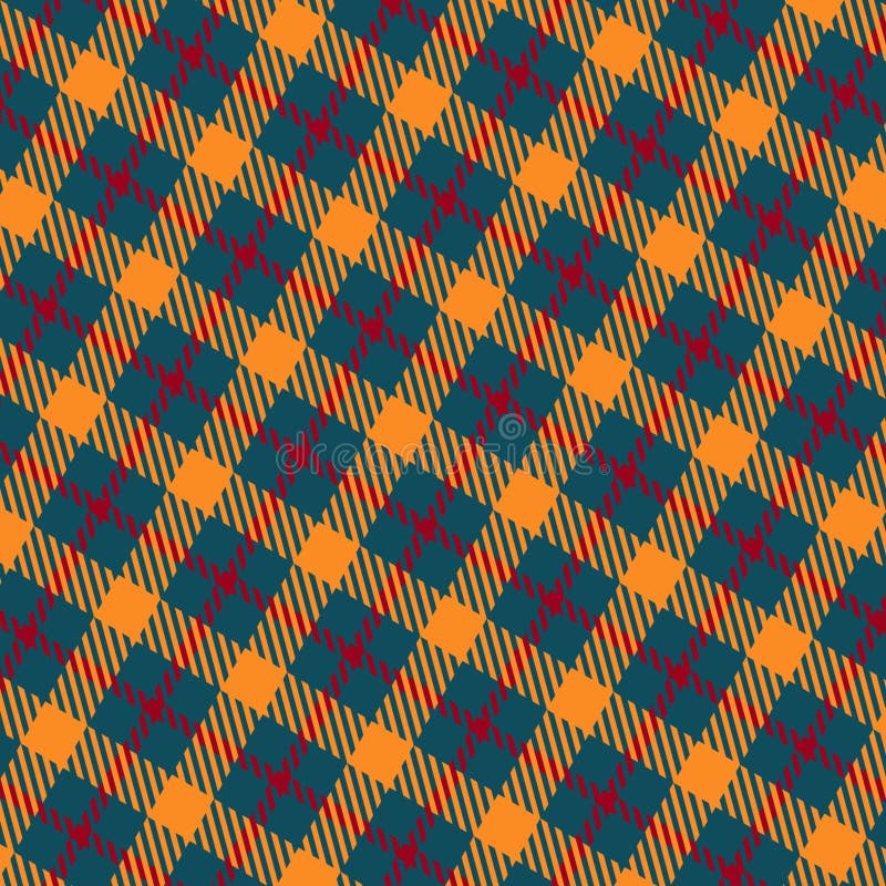 Checked Plaid Pattern Design Stock Illustration - Illustration of plaid ...