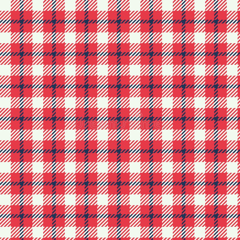 Checked Plaid Pattern Design Stock Illustration - Illustration of ...