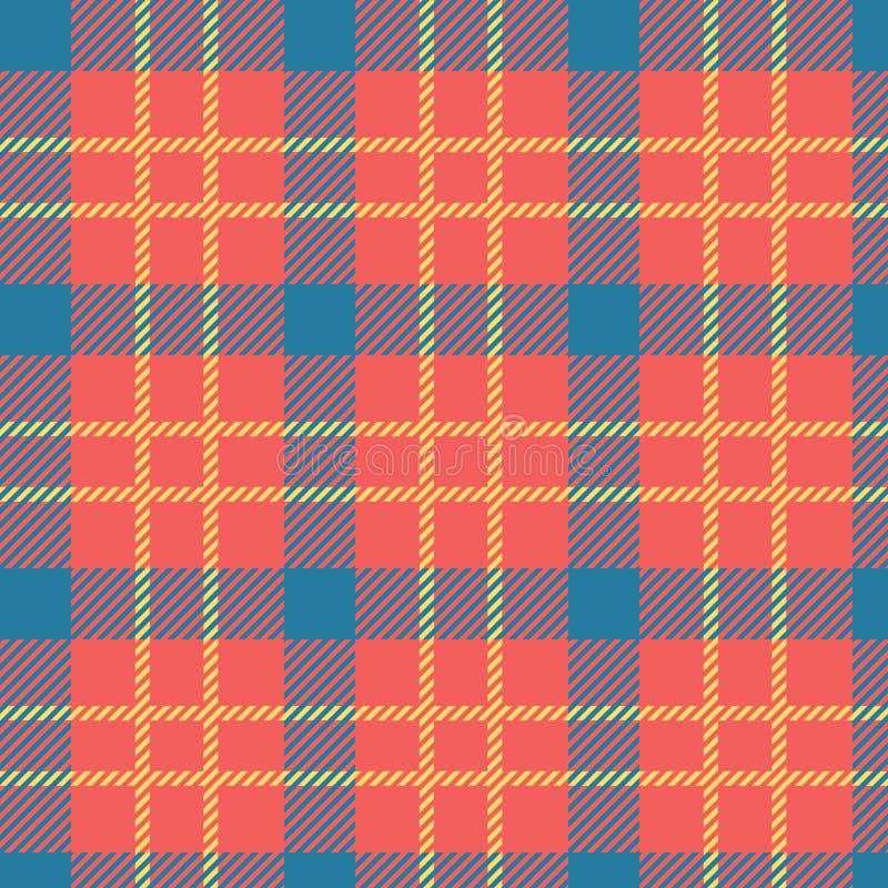Checked Plaid Pattern Design Stock Illustration - Illustration of cloth ...