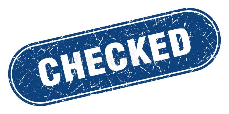 Checked Stamp Stock Illustrations – 1,887 Checked Stamp Stock ...