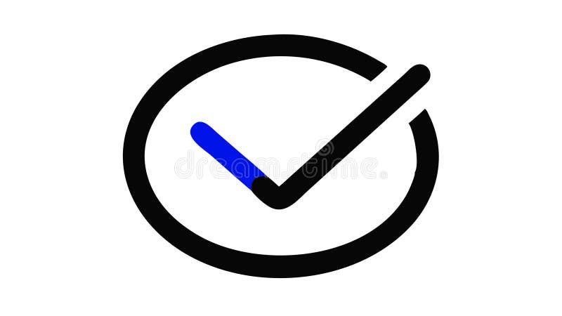 Checked Square Icon, Representing Selection or Completed Task, Vector ...