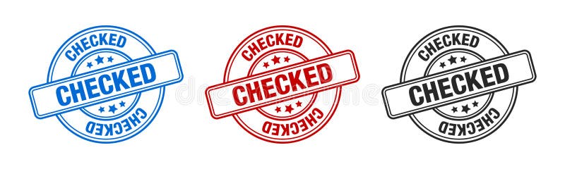 Checked Stamp Stock Illustrations – 2,533 Checked Stamp Stock ...