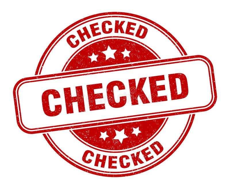 Checked Stamp Stock Illustrations – 2,533 Checked Stamp Stock ...