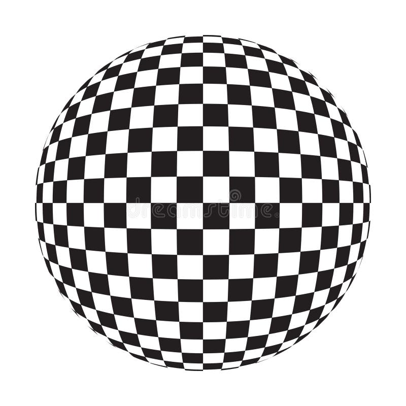 Checker Ball stock illustration. Illustration of ball - 1540297