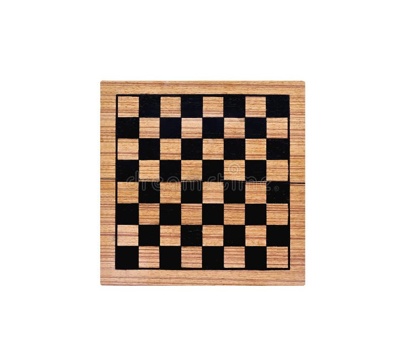 Checker Board Wood Top View Isolated on White Background ,clipping Path ...
