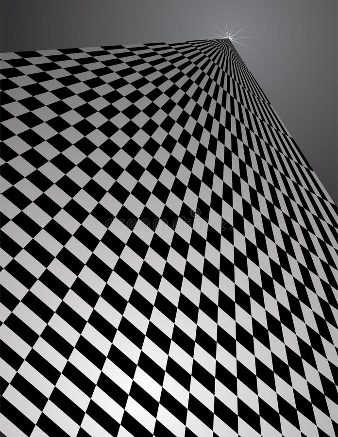 Checker Pattern in Perspective - Vector Illustrati Stock Vector ...
