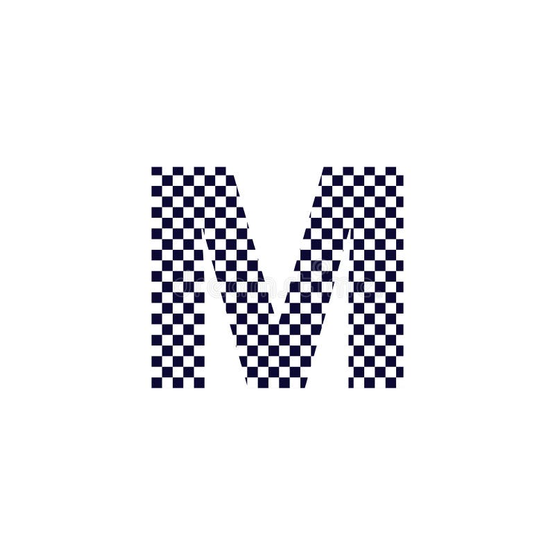 Checker Pattern Vector Logo Letter J Stock Vector - Illustration of ...