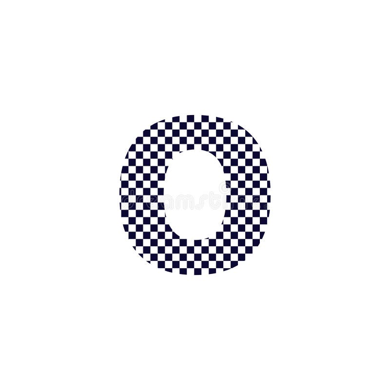Checker Pattern Vector Logo Letter P Stock Vector - Illustration of ...