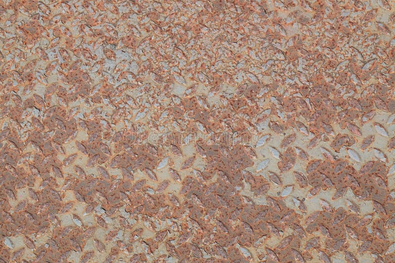 Checker Plate Steel Rust Texture Stock Image - Image of pattern ...