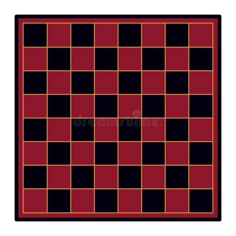 Checkerboard for Checkers Game Vector Stock Vector - Illustration of ...