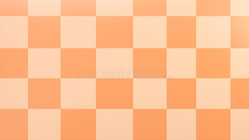 Checkerboard Pattern in Light Orange Colors. Simple and Clean ...