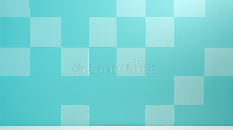 Checkerboard Pattern in Turquoise Colors. Simple and Clean Background ...
