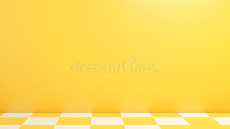 Checkerboard Pattern in Yellow Colors. Simple and Clean Background ...