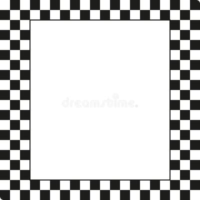 Checkerboard Border Stock Illustrations – 3,087 Checkerboard Border ...