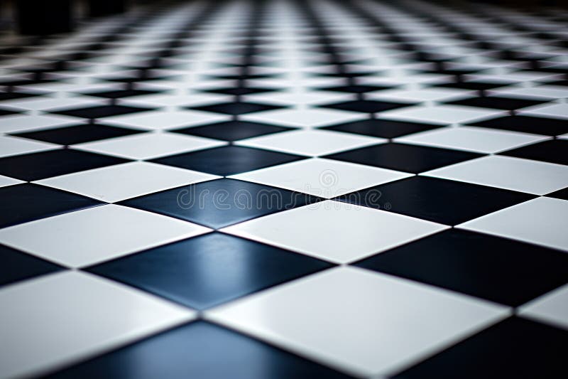 Diamond Checkerboard Floor Patterns