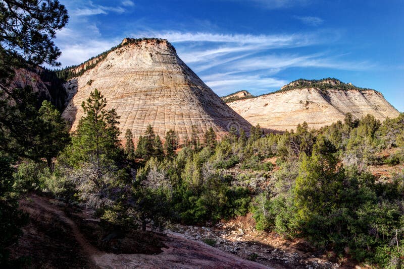 256 Zion National Park Checkerboard Mesa Stock Photos - Free & Royalty ...