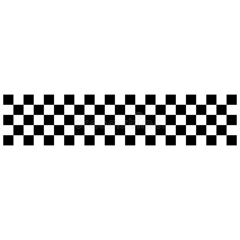 Checkerboard Pattern Borders Icon Vector. Checkerboard Pattern ...