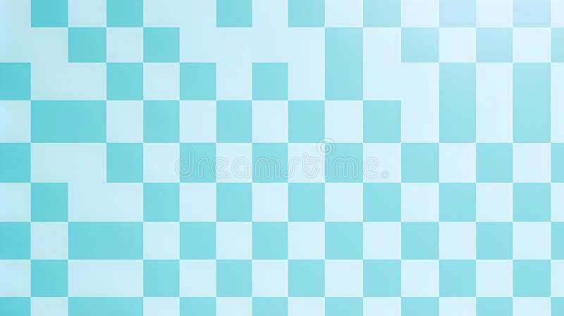 Checkerboard Pattern in Cyan Colors. Simple and Clean Background Stock ...