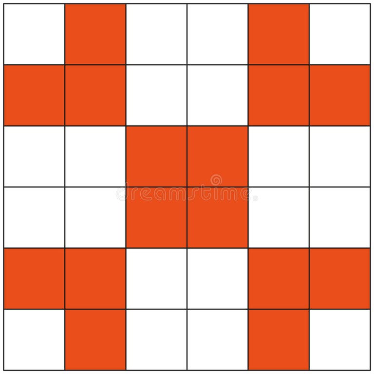 Checkerboard Pattern Orange White Stock Illustrations – 809 ...