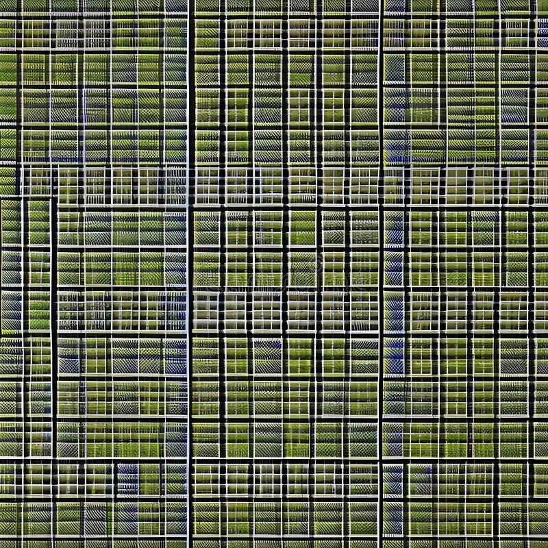 A Checkerboard Pattern of Squares in Alternating Shades of Green and ...