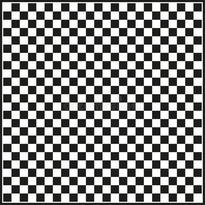 Checkerboard Tile Icon. Classic Square Pattern. Monochrome Vector Grid ...