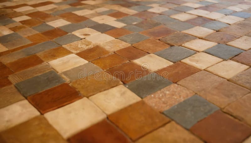 Checkerboard Tile Pattern Floor Stock Illustration - Illustration of ...