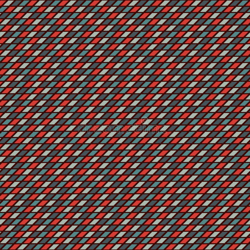 Checkered Abstract Background. Red and Blue Color Diagonal Square Cell ...