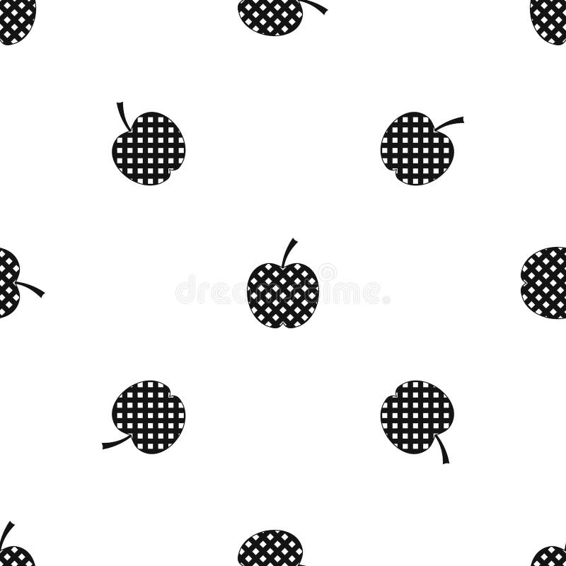 Red apple pattern stock vector. Illustration of natural - 53897563