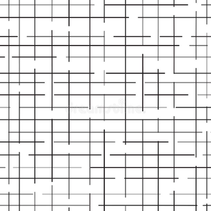 Checkered Background with Black Lines. Vector Stock Illustration ...