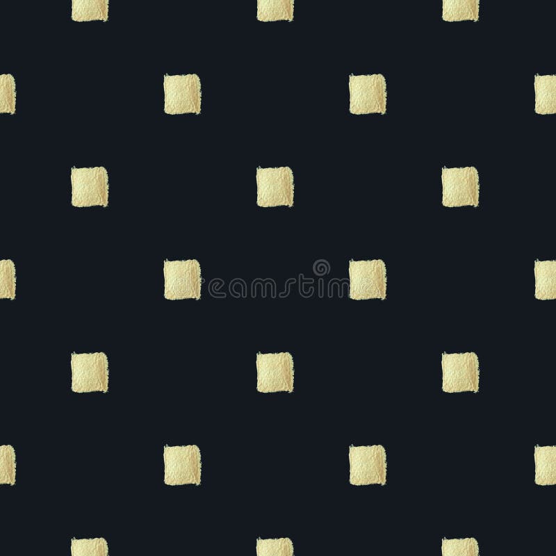Checkered Background. Golden Paint. Seamless Bg. Stock Illustration ...
