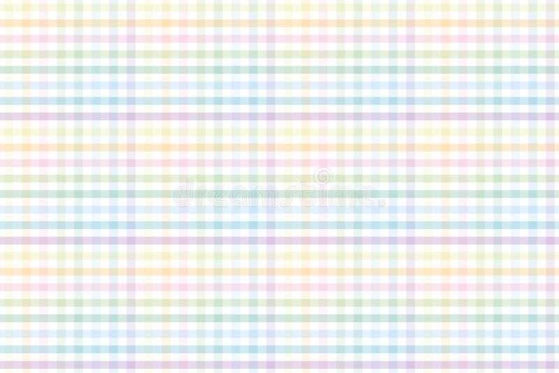 Checkered Background in Pastel Colors Stock Vector - Illustration of ...
