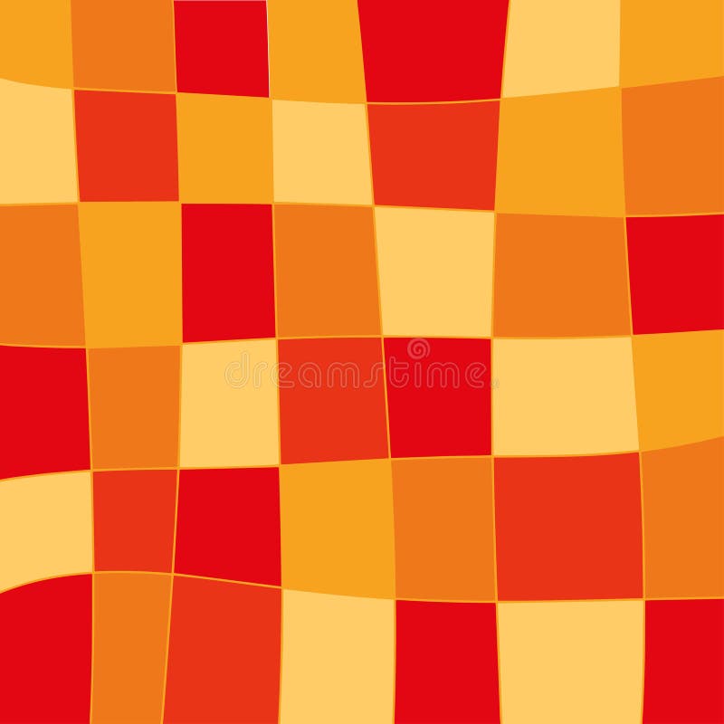 Checkered Background Template Fashion Landscape Design. Vector ...