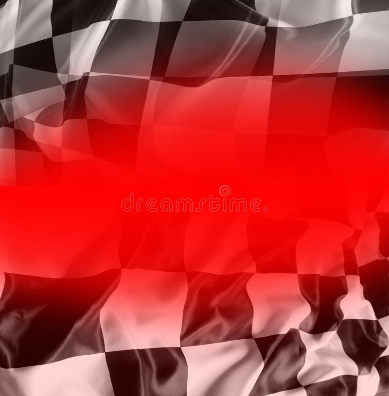 Red Checkered Banner