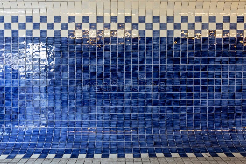 Checkered Blue Tiles stock photo. Image of pattern, checkered - 158460446