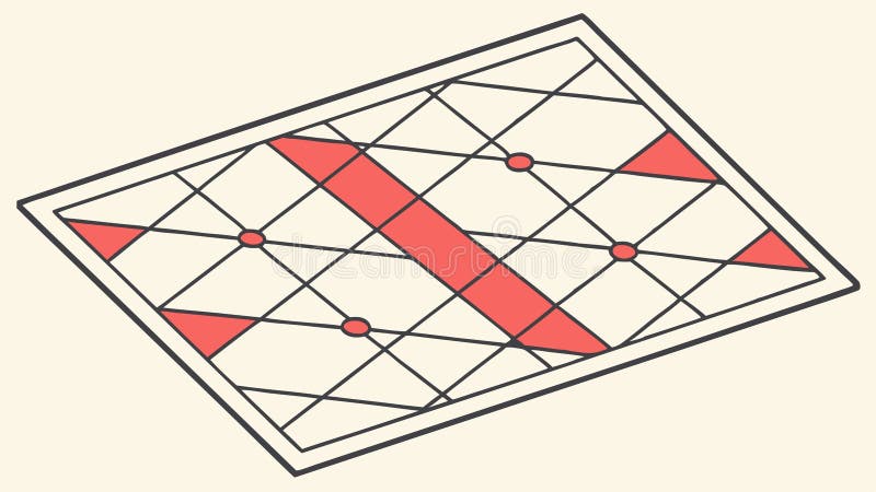 Checkered Board with Arrows, Strategic Game Plan, Vector Design ...