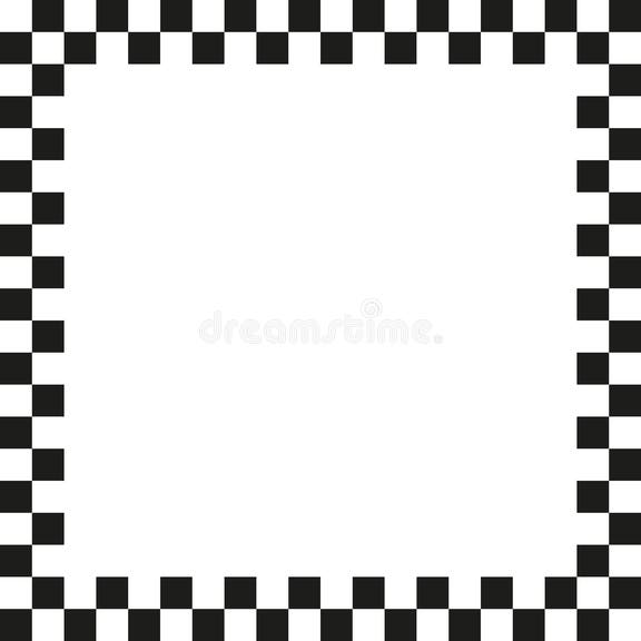 Black Border Checkered White Stock Illustrations – 2,359 Black Border ...