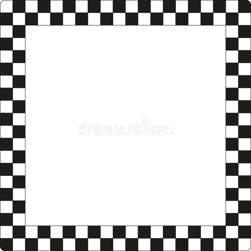 Border Checkered Flag Stock Illustrations – 542 Border Checkered Flag ...