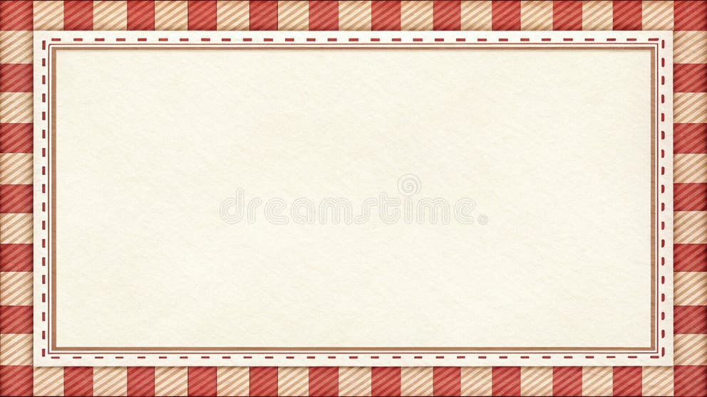 Checkered Border Paper Texture Rustic or Preppy Stock Illustration ...