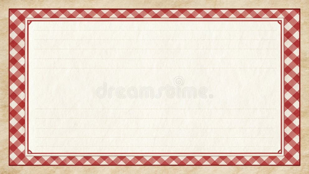 Checkered Border Paper Texture Rustic or Preppy Stock Illustration ...
