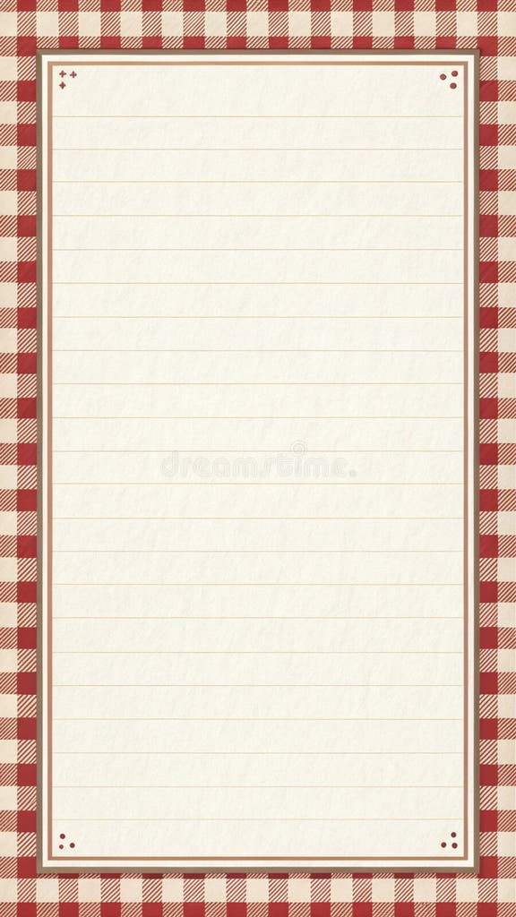 Checkered Border Paper Texture Rustic or Preppy Stock Illustration ...