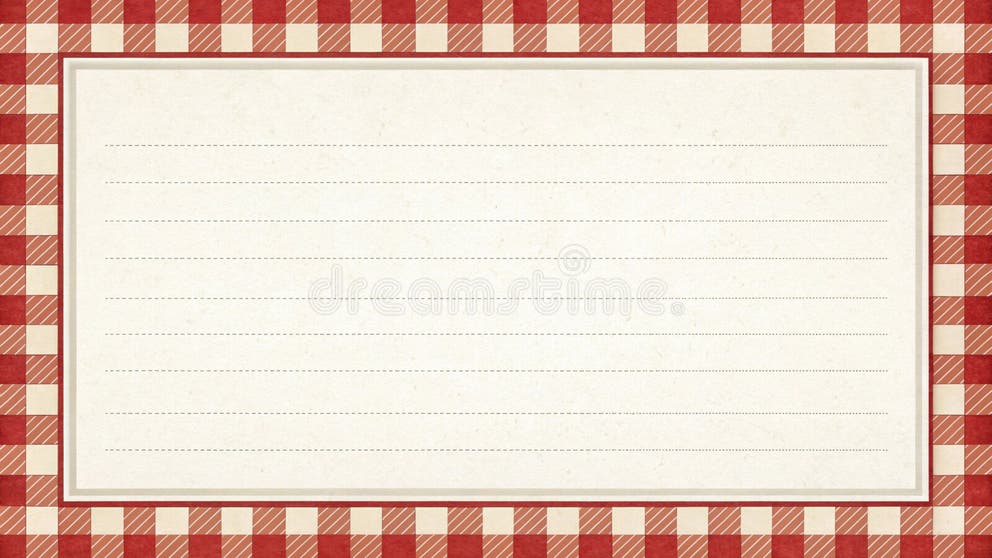 Checkered Border Paper Texture Rustic or Preppy Stock Illustration ...