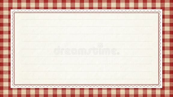 Checkered Border Paper Texture Rustic or Preppy Stock Illustration ...