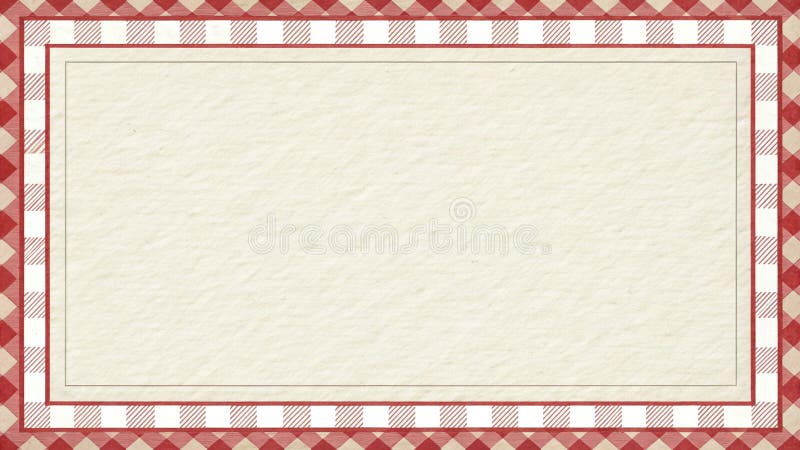Checkered Border Paper Texture Rustic or Preppy Stock Illustration ...