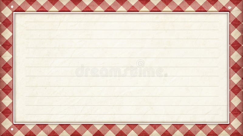 Checkered Border Paper Texture Rustic or Preppy Stock Illustration ...