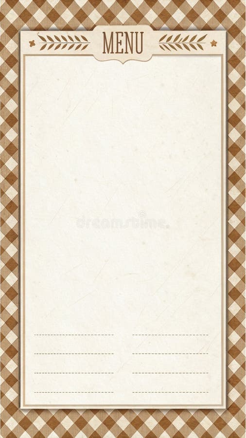 Checkered Border Paper Texture Rustic or Preppy Stock Illustration ...