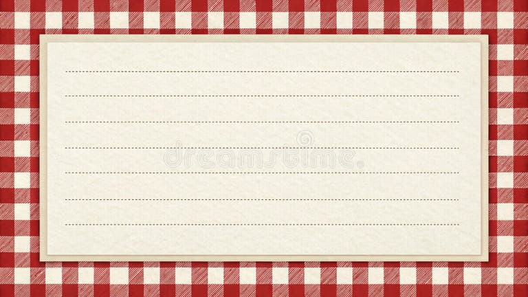 Checkered Border Paper Texture Rustic or Preppy Stock Illustration ...
