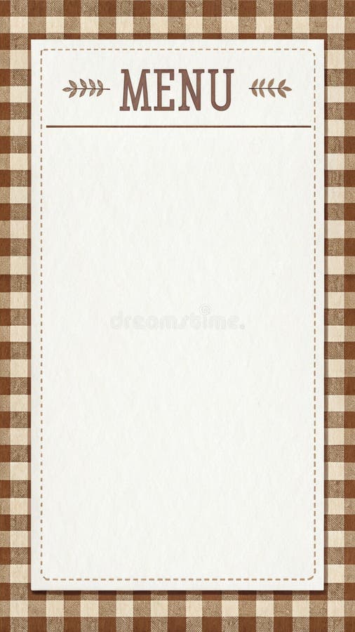 Checkered Border Paper Texture Rustic or Preppy Stock Illustration ...