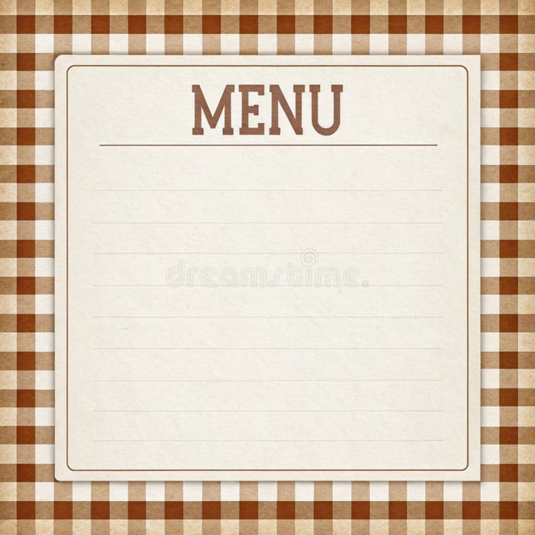 Checkered Border Paper Texture Rustic or Preppy Stock Illustration ...