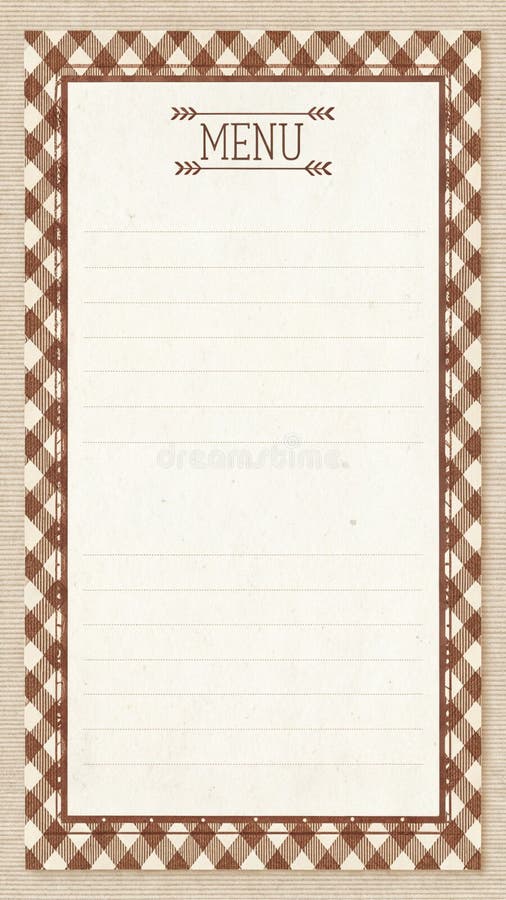 Checkered Border Paper Texture Rustic or Preppy Stock Illustration ...